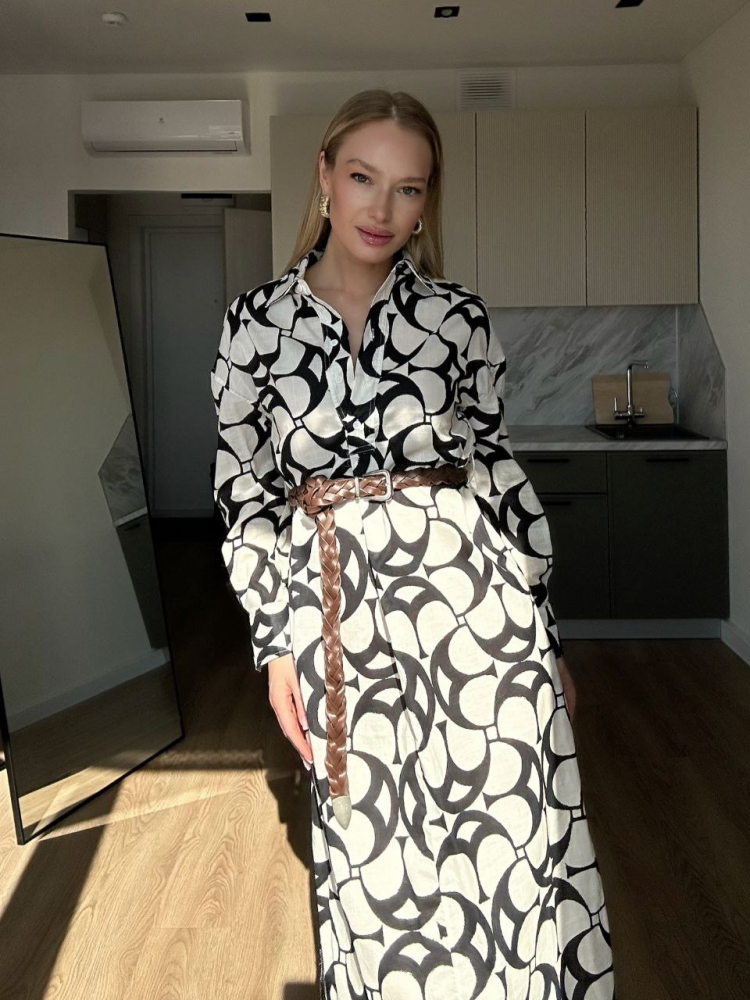 Платье Eidora black купить за 14 990 руб.₽ в магазине Modde / Платья