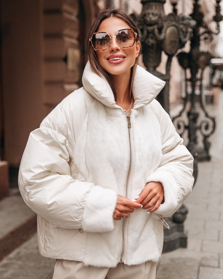 Куртка с норкой Marin milk купить за 41 500 руб.₽ в магазине Modde ...