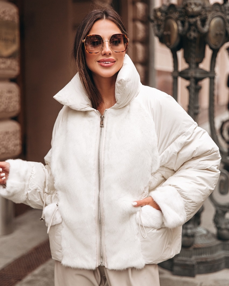 Куртка с норкой Marin milk купить за 41 500 руб.₽ в магазине Modde ...
